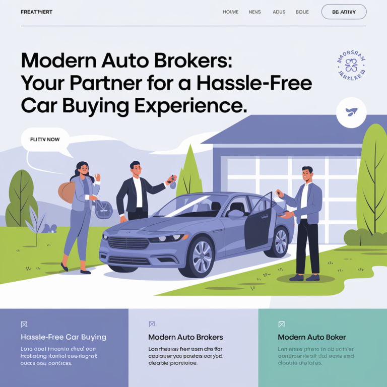 Modern Auto Brokers: Your Partner for a Hassle-Free Car Buying Experience